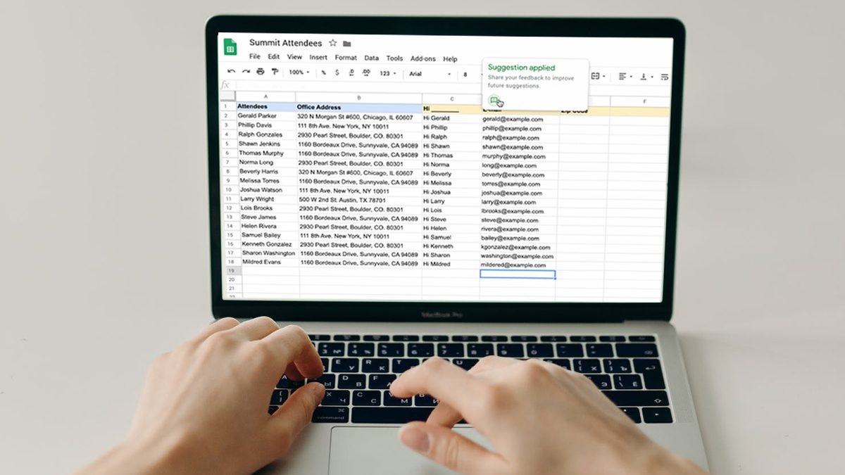 Google Sheets: new autofill option for Google Workplace